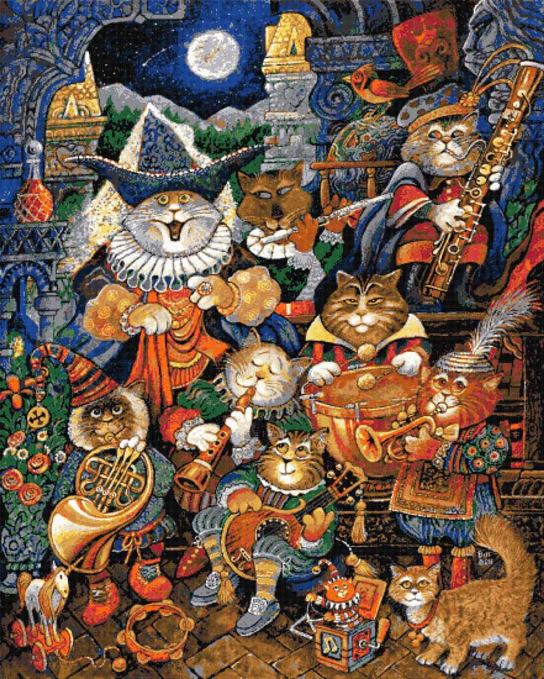 Extra large advanced full coverage cross stitch kits | Yiotas XStitch