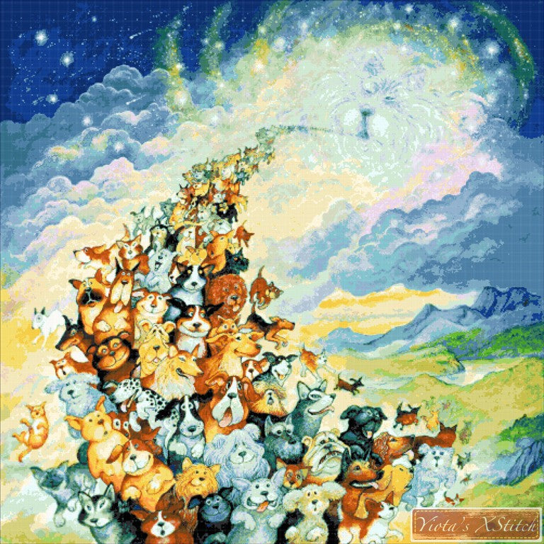 Extra large advanced full coverage cross stitch kits | Yiotas XStitch